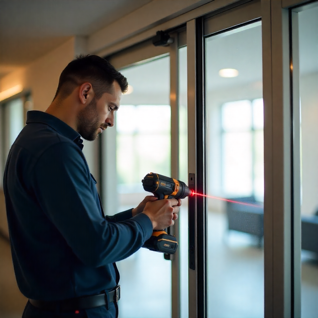 How To Set Up Safety Beams For Sliding Door Systems